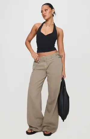 Princess Polly Paltrow Belted Cargo Pants
