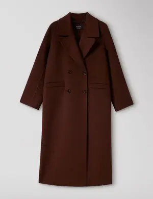 Whistles Relaxed Double Faced Midi Coat