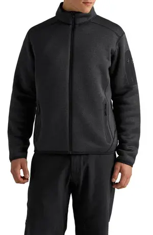 Arc'teryx Covert Full Zip Fleece Cardigan - Black Heather