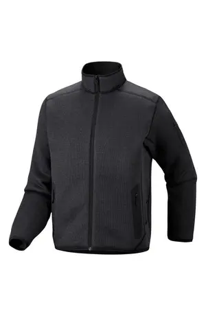 Arc'teryx Covert Full Zip Fleece Cardigan - Black Heather