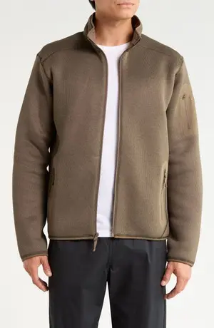 Arc'teryx Covert Full Zip Fleece Cardigan - Mongoose Heather