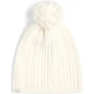 Barefoot Dreams Cozychic Pointelle Beanie - Pearl