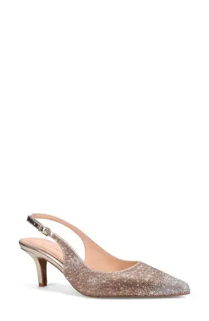 Ron White Haisley Crystal Pump - Champagne