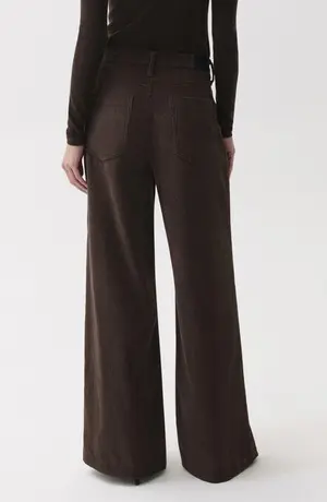 PISTOLA Jadyn High Waist Wide Leg Corduroy Pants