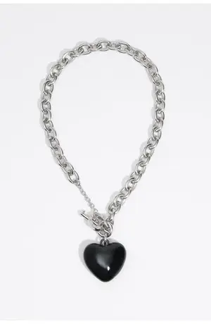 Bimba Y Lola Heart Chain Necklace
