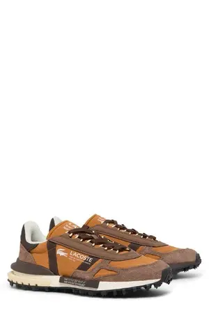 Lacoste Elite Active 2264 Leather Sneaker Tan/black