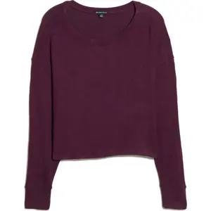 Beyond Yoga Luxelayer Pullover Sweatshirt Cabernet