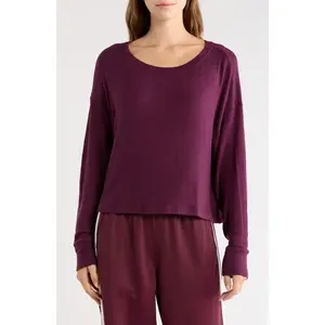 Beyond Yoga Luxelayer Pullover Sweatshirt - Cabernet