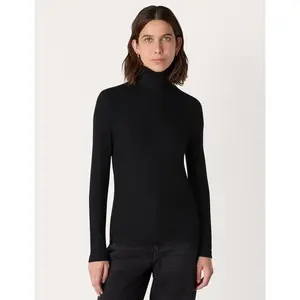 Whistles Essential Ribbed Polo Top