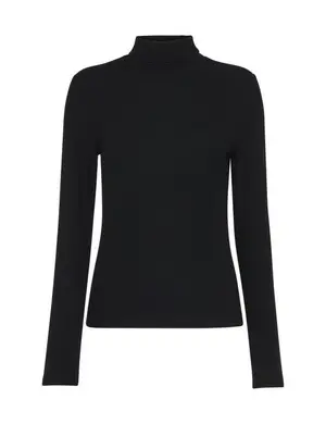 Whistles Essential Ribbed Polo Top