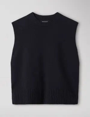 Whistles Sleeveless Knitted Boxy Fit Tank