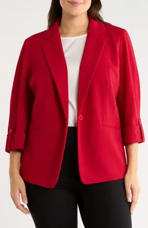 Anne Klein One-button Blazer