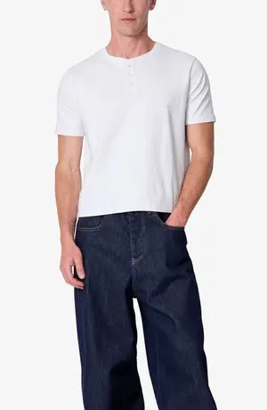 Mnml Baby Henley T-shirt - White