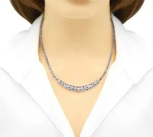 DEVATA Bali Filgree With Borobudur Chain Necklace