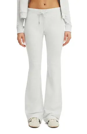 Cotton:on Active Sculpt Fleece Bootleg Sweatpant - Cloudy Grey Marle
