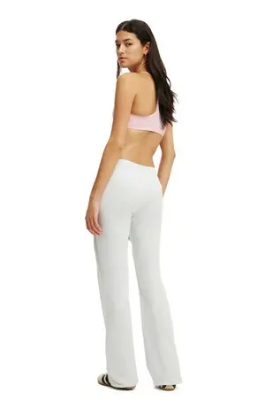 Cotton:on Active Sculpt Fleece Bootleg Sweatpant - Cloudy Grey Marle