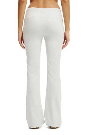 Cotton:on Active Sculpt Fleece Bootleg Sweatpant - Cloudy Grey Marle