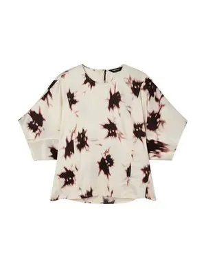Whistles Shadow Floral Viscose Blouse