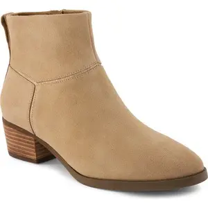 Toms Elia Leather Bootie - Medium Beige