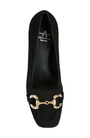 Aquatalia Claudine Pump - Black Suede