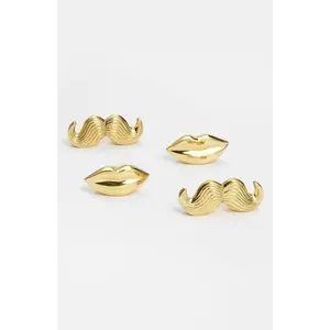 Jonathan Adler Mr. & Mrs. Muse' Place Card Holders - Brass