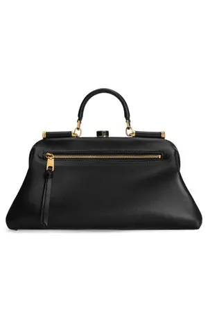 Dolce & Gabbana Nappa Plonge Leather Frame Bag