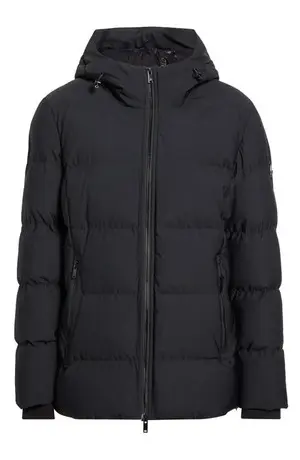 Moose Knuckles Soho 3q Water Resistant 800-fill Down Jacket - Black