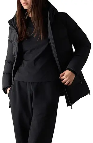 MOOSE KNUCKLES Soho 3q Water Resistant 800-fill Down Jacket