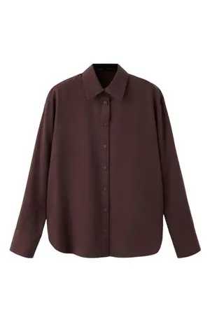 Mango Lyocell Button-up Shirt