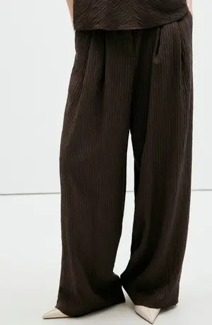 Mango Fluid Wide Leg Pants