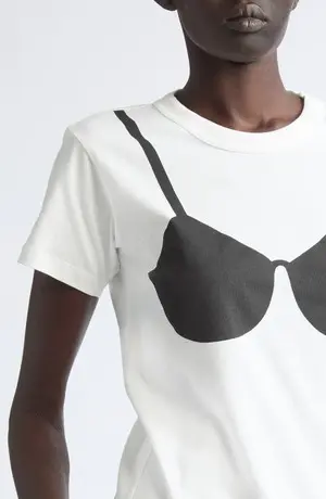 Vaquera Trompe L'oeil Bra Graphic T-shirt
