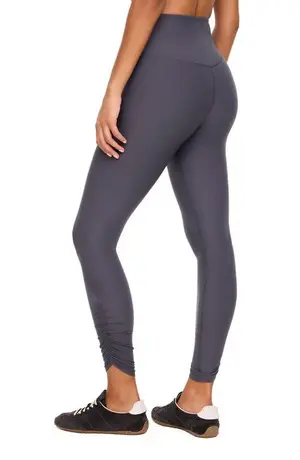 Spanx Spanxsmooth® Ruched Leggings - Dark Slate