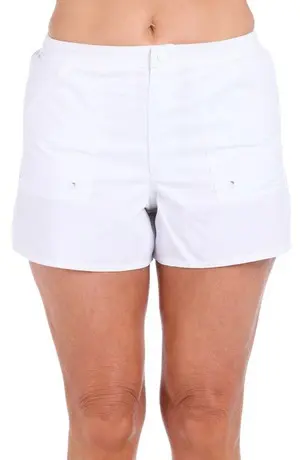 MAXINE OF HOLLYWOOD Board Shorts White