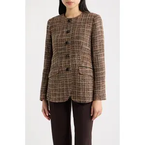 Anne Klein Collarless Blazer