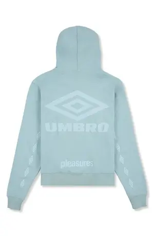 PLEASURES X Umbro Diamonds Fitted Zip Hoodie