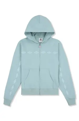 PLEASURES X Umbro Diamonds Fitted Zip Hoodie
