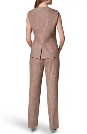 Donna Karan New York Plaid Vest
