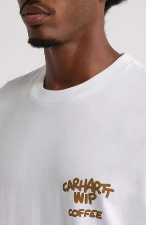 Carhartt Work In Progress Coffee Break Organic Cotton Graphic T-shirt
