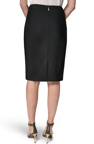 Donna Karan New York Stretch Crepe Pencil Skirt