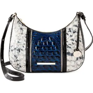 Brahmin Small Stephie Croc Embossed Leather Crossbody Bag - Multi