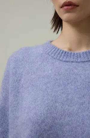 Lilysilk Brushed Two-tone Seamless Cashmere Sweater - Monet