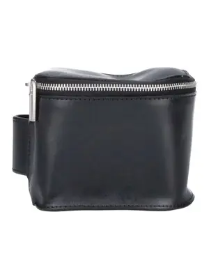 Rick Owens Leather Zip Pouch