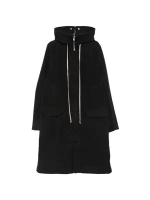 Rick Owens Tower Oversized Parka In Brushed Twill