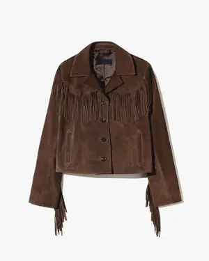 NILI LOTAN Eloi Suede Jacket