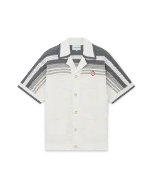 Casablanca And Grey Crochet Shirt
