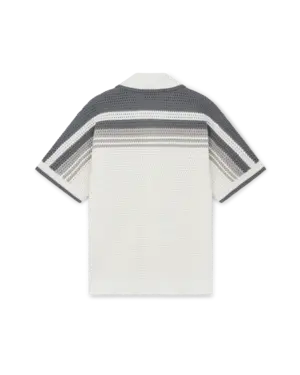 Casablanca And Grey Crochet Shirt