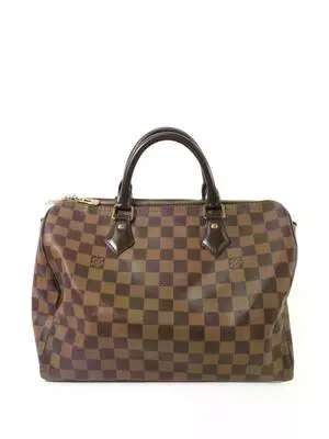 LOUIS VUITTON Speedy Bandoulière Damier Ebene Tote Bag