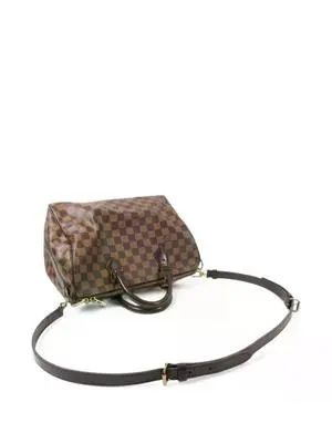 LOUIS VUITTON Speedy Bandoulière Damier Ebene Tote Bag