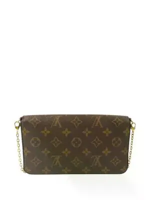 LOUIS VUITTON Felicie Monogram Shoulder Bag - Brown