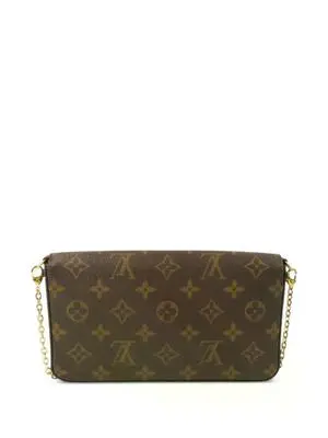 LOUIS VUITTON Felicie Monogram Shoulder Bag - Brown